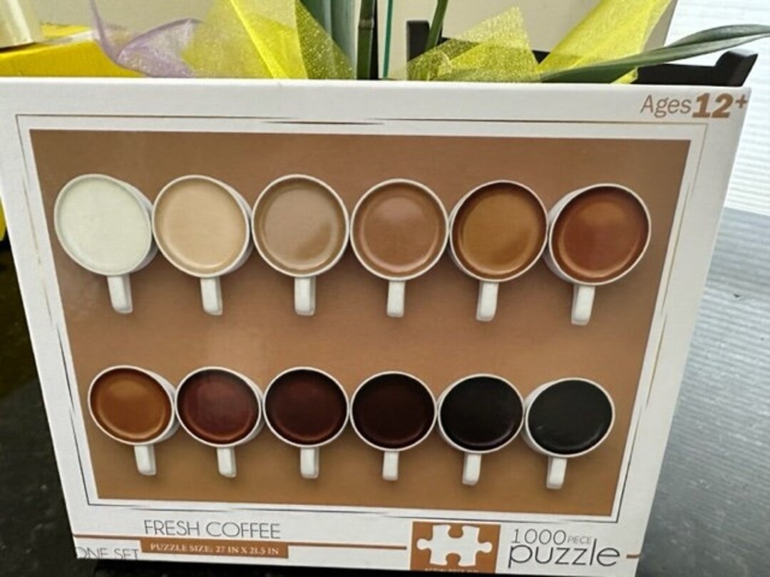 PUZZLES COFFEE PUZZLE fresh Coffee 1000 Piece - Etsy Canada