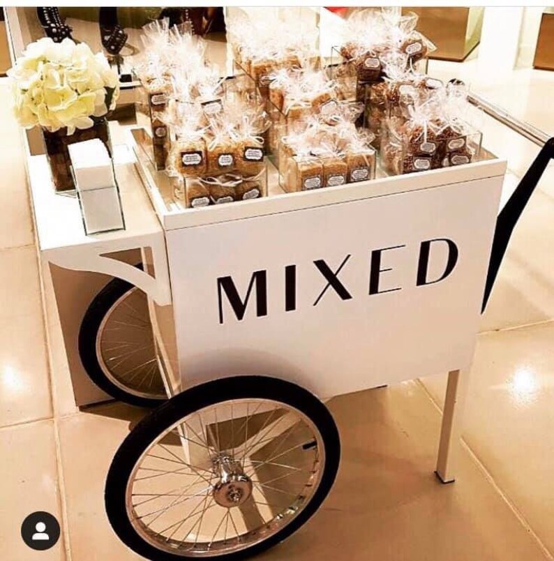 DISPLAY CART Candy Cart Display Push Cart Display Cart Merchandising ...