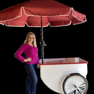 BAR CART Beverage Cart Beer Cart Display Vending Cart Vendors Cart Push ...