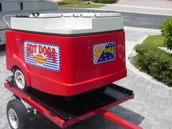 TRAILER for PUSH CART. Trailers Push Carts Catering Fairs - Etsy