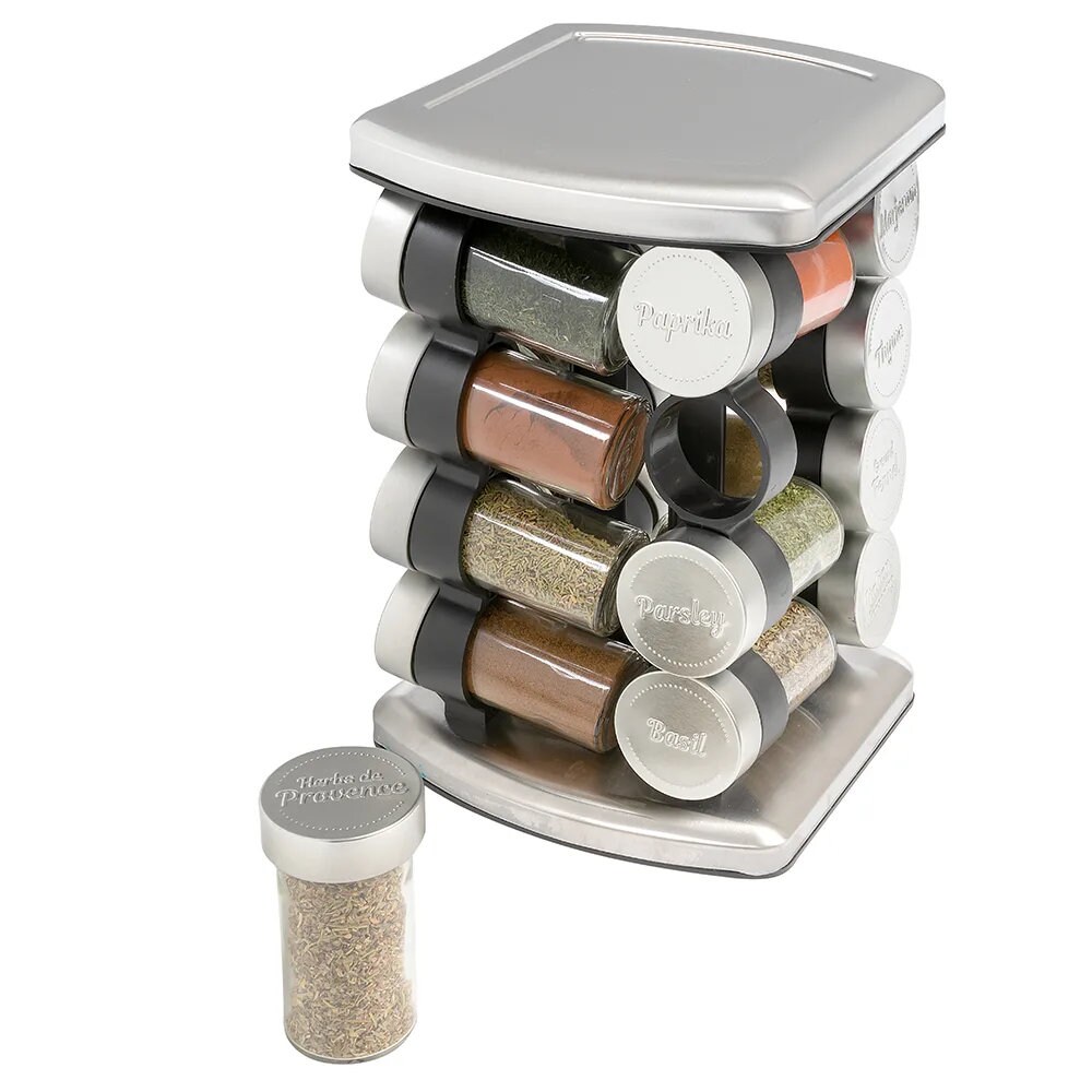 SPICE RACK REVOLVING Revolving Carousel Spice Rack W/ 16 3 - Etsy