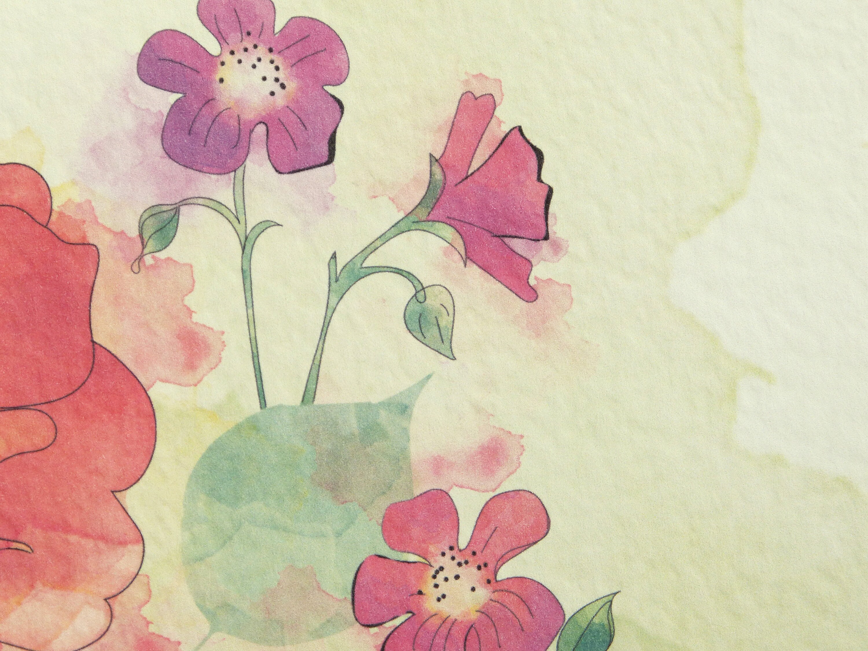 Rambling Rose Garden Art Print/ A4 Print/ Floral Print/ - Etsy