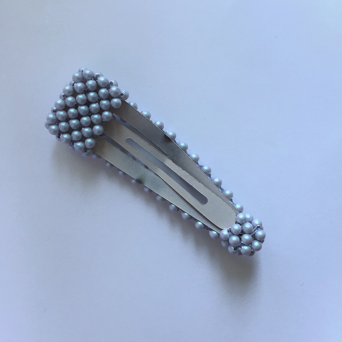 DIY Pearl Hair Clip Barrette Craft Project for Beginner DIY Hair ...