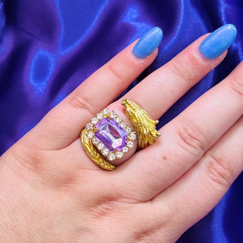 Mal Inspired Wedding Engagement Ring Descendants Dragon - Etsy