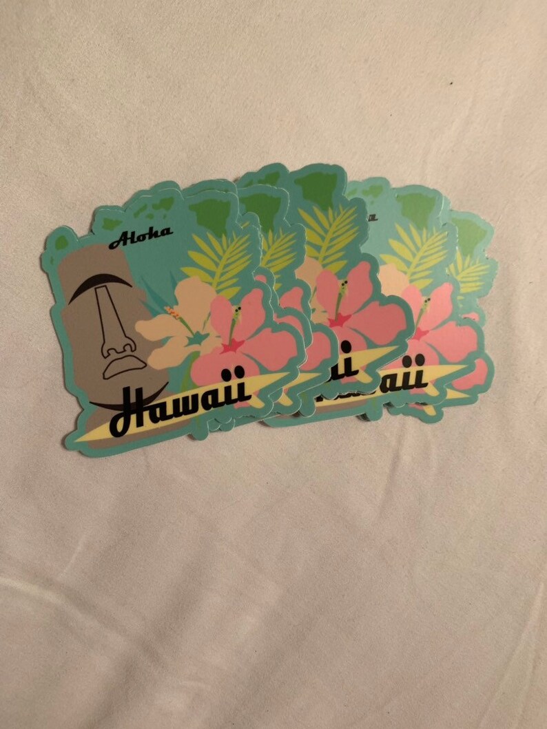 Hawaii Sticker | Etsy