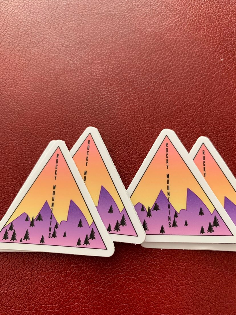 Rocky Mountains Sticker - Etsy