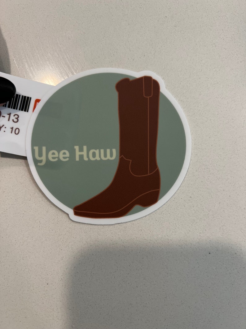 Yee Haw Sticker - Etsy