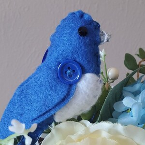 Felt Blue Bird - Etsy
