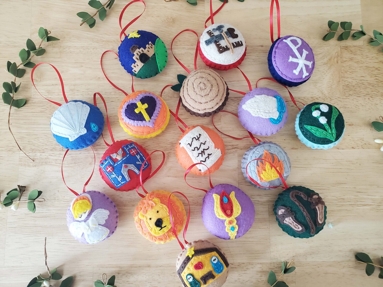 Handmade Jesse Tree Biblical Ornaments - Etsy