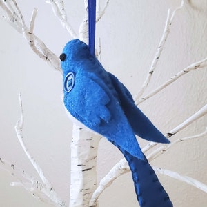 Felt Blue Bird - Etsy