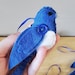 Felt Blue Bird - Etsy