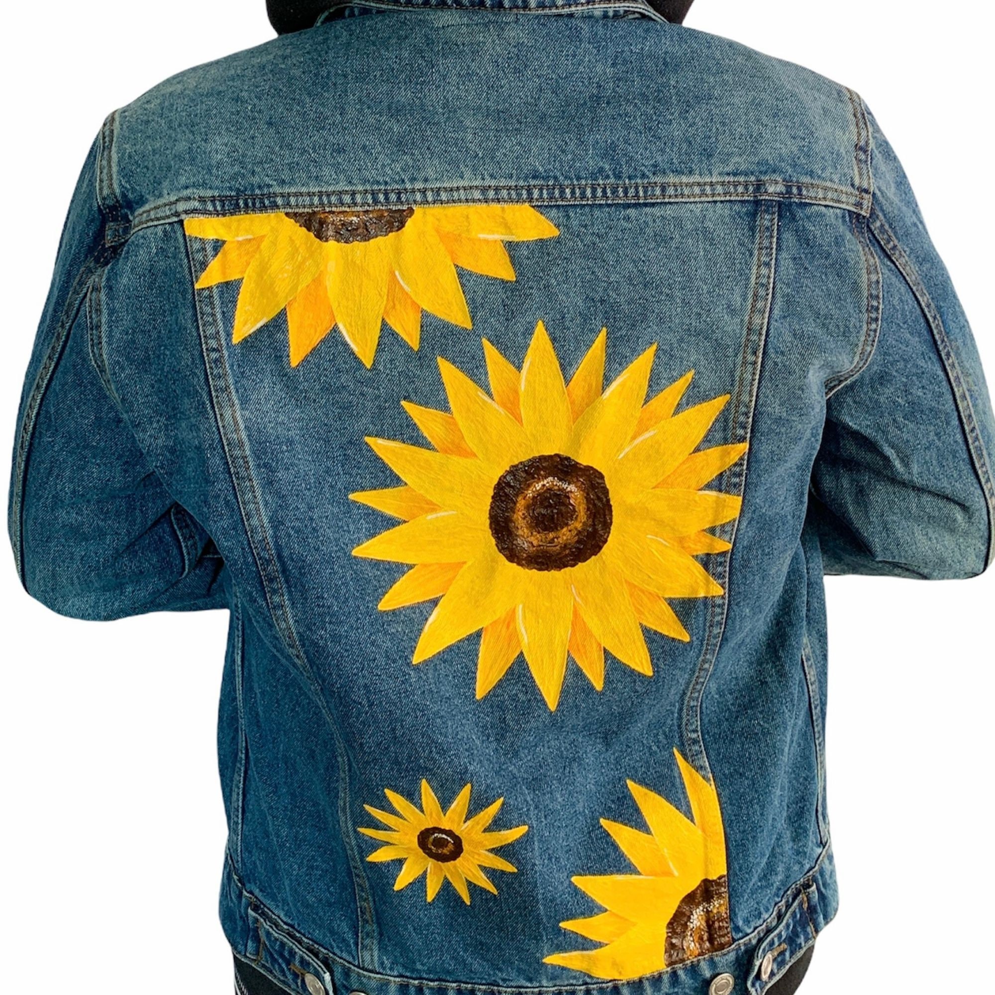 Custom Painted Denim Jacket Hand Painted & Personalised | Etsy UK