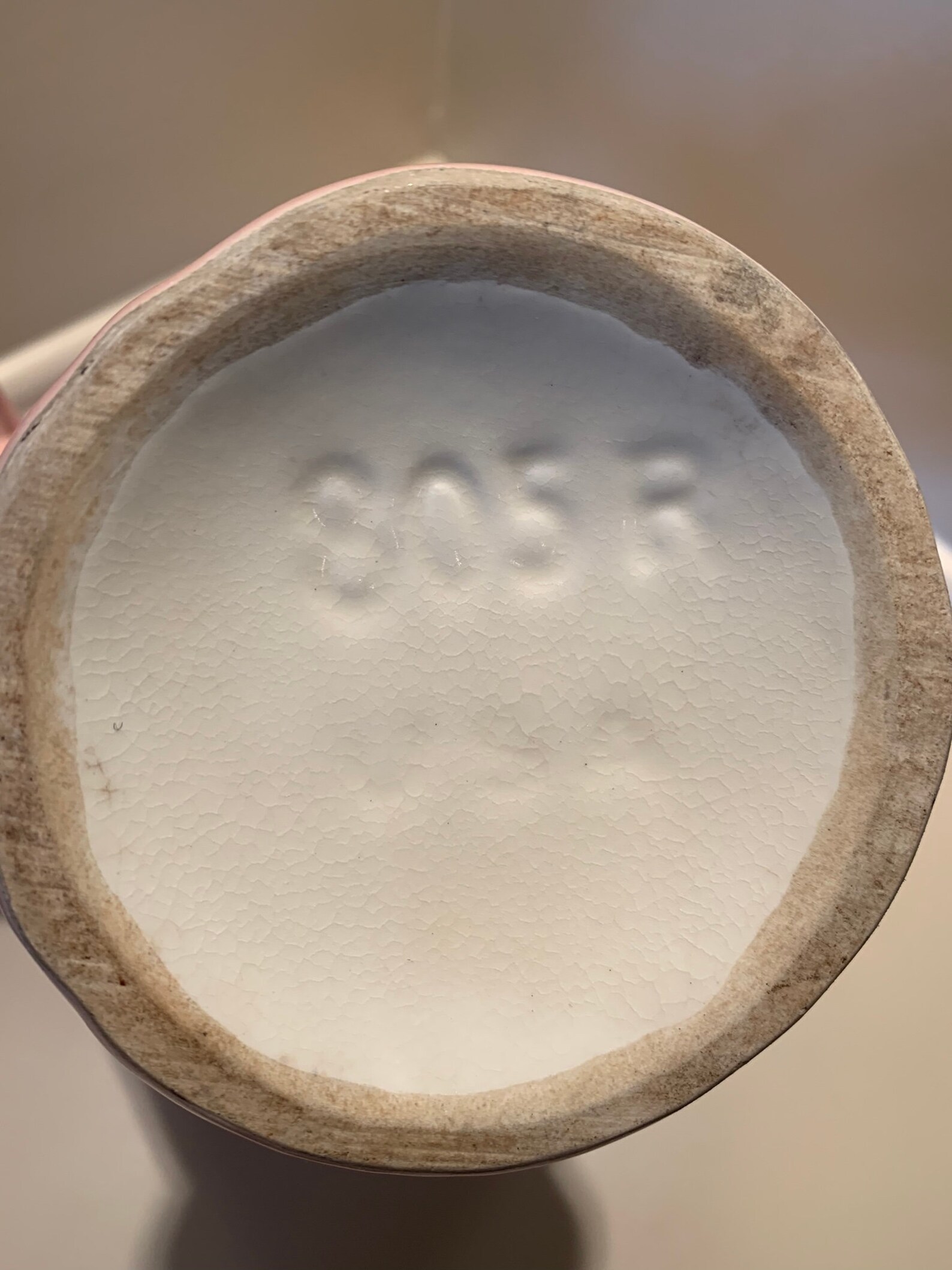 Camark Pottery Pink Iris Basket - Etsy