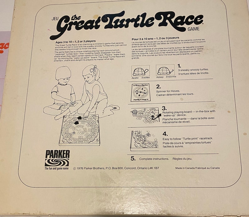 The Great Turtle Race Game A Fun Filled Race in the Country by - Etsy