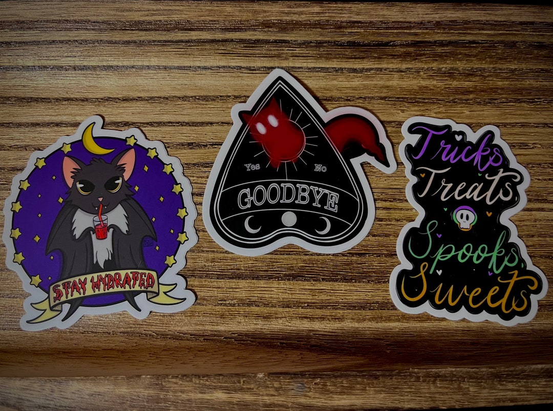 The Spooky Sticker Pack - Etsy