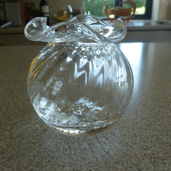 Round Glass Vase - Etsy