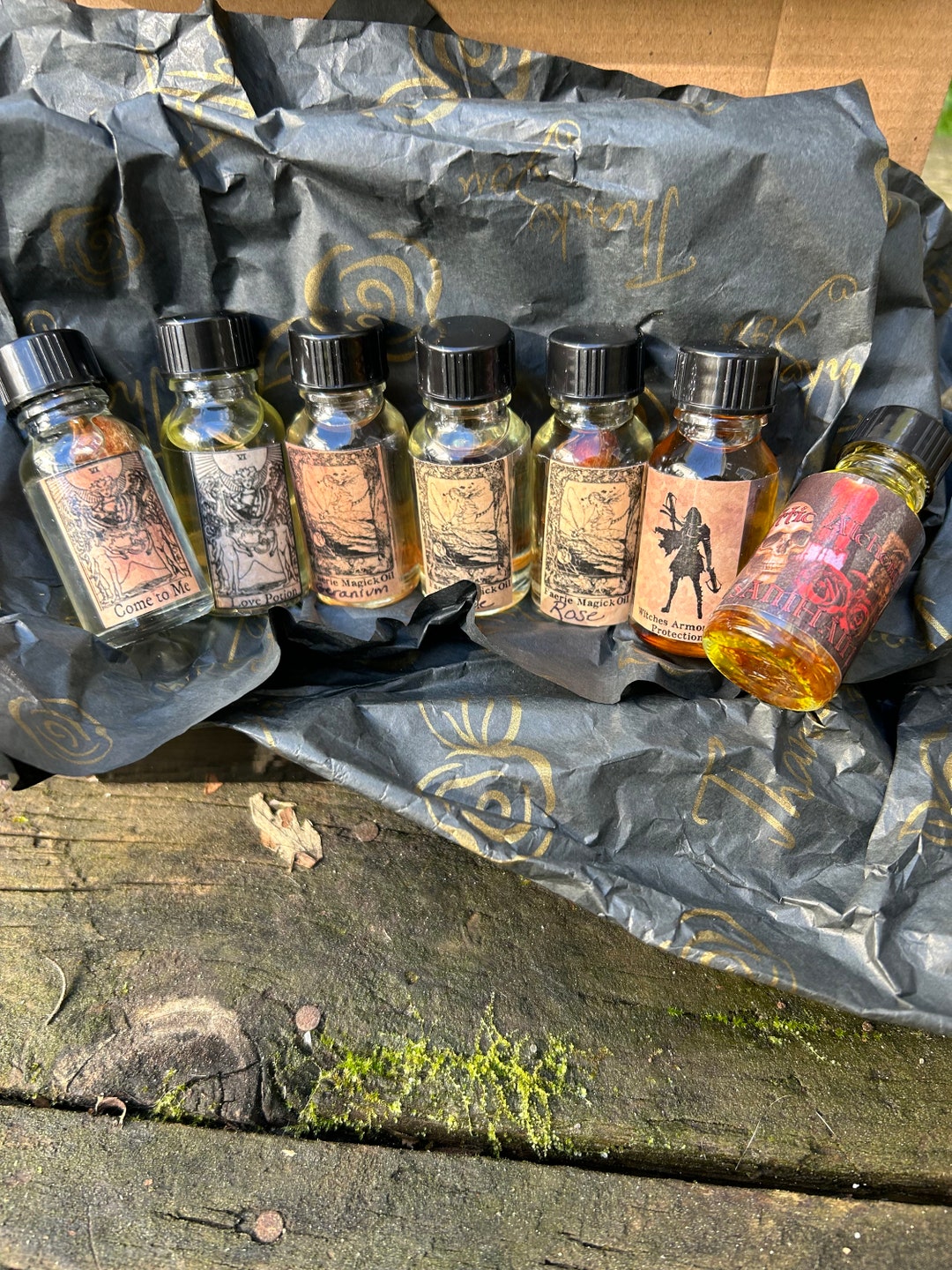 Wiccan Herbal Oils Set - Etsy