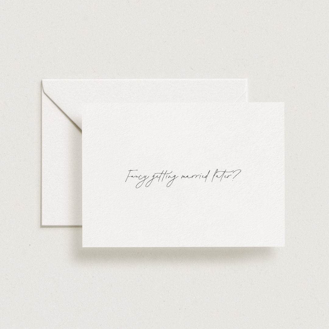 Fancy Getting Married Later Card, Wedding Day Card, Husband, Wife Card ...