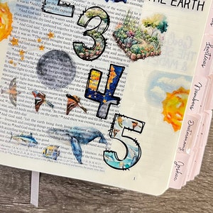 Bible Journaling Stickers Gods Creation Stickers Faith Stickers ...