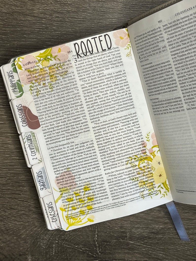 Bible Journaling Printable Stickers Bloom in Christ Stickers - Etsy