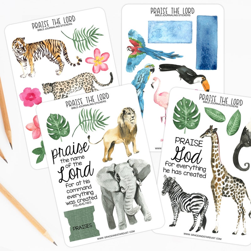 Bible Journal Stickers - Etsy