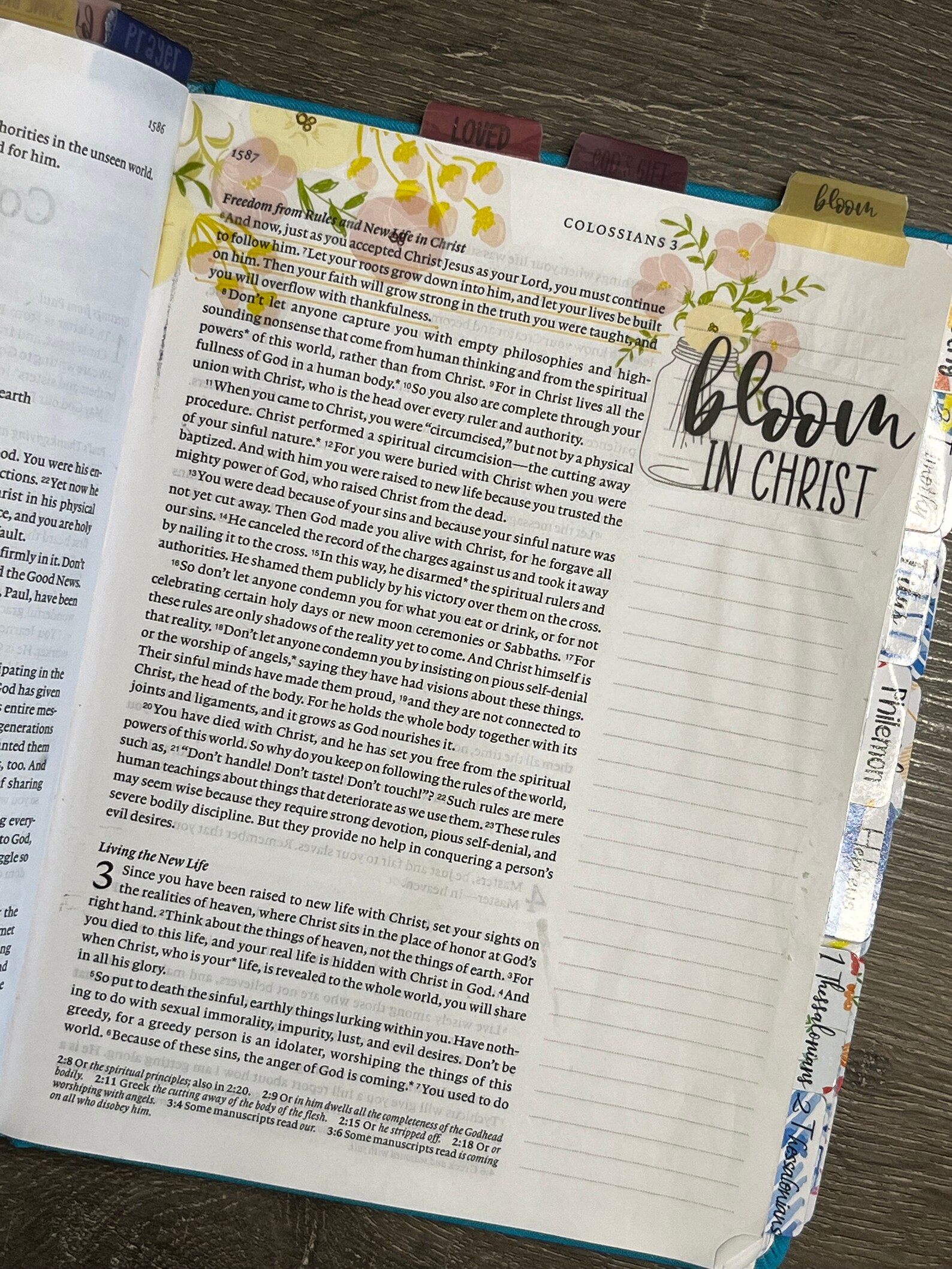Bible Journaling Printable Stickers Bloom in Christ Stickers - Etsy