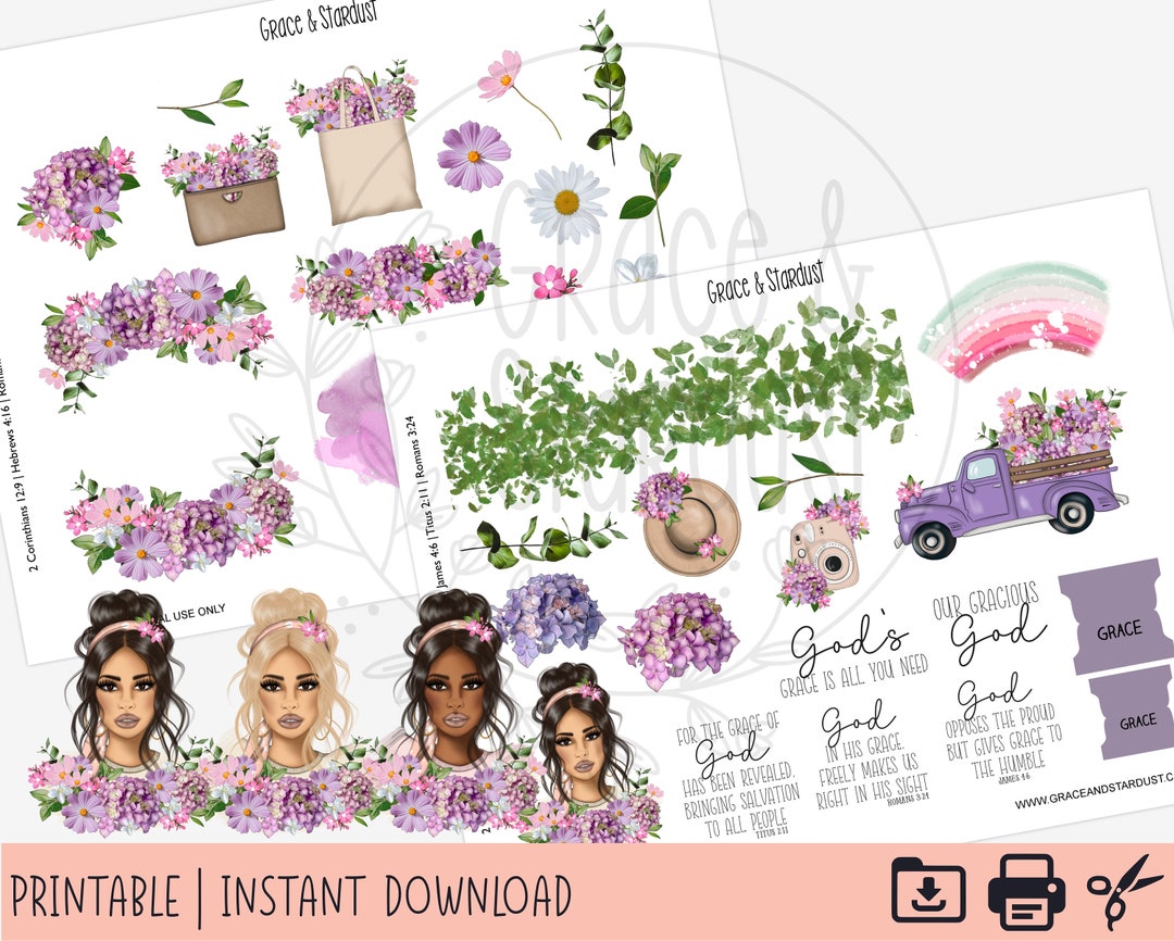 Bible Journaling Printable Stickers | Printable Bible Stickers | God’s ...