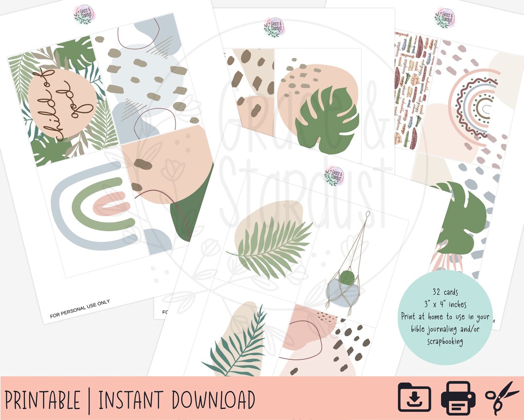 Printable Bible Journaling Cards | Bible Inserts | Journaling Cards ...