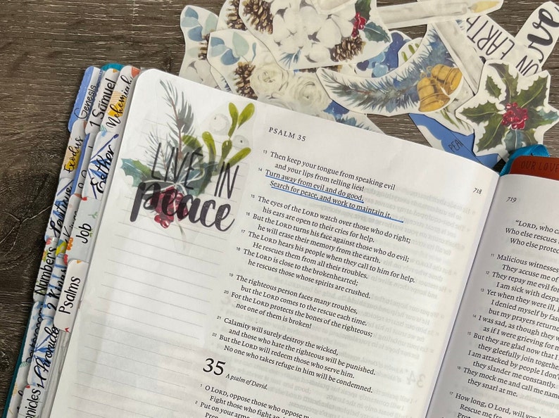 Printable Bible Journaling Stickers Christmas Stickers - Etsy