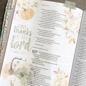 Printable Bible Stickers | Fall Stickers | Give Thanks Printable ...