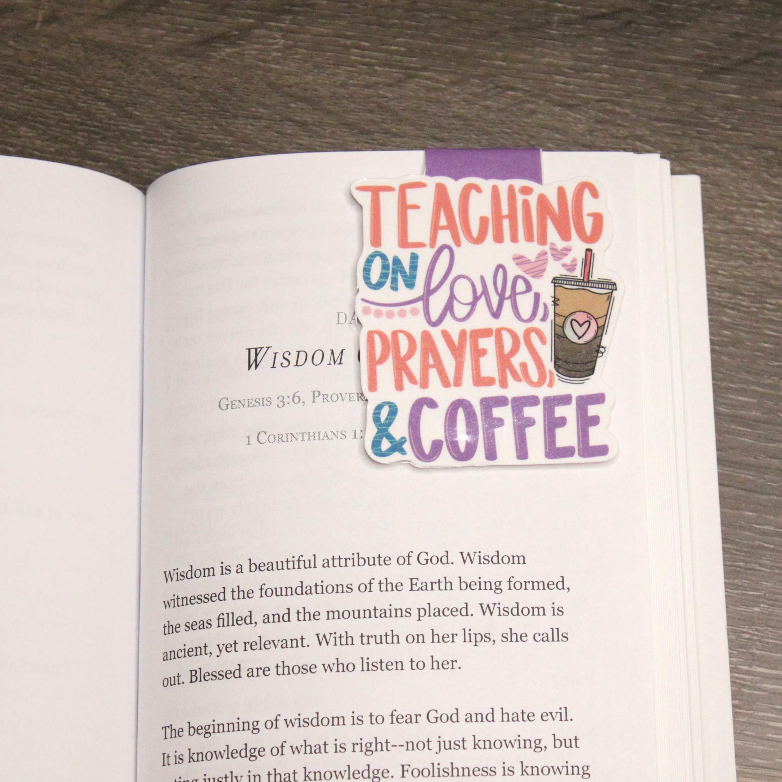 Teacher Magnetic Bookmark Teacher Bookmark Teaching on - Etsy