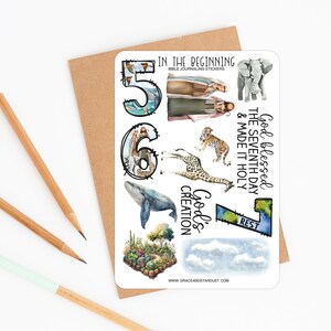 Bible Journaling Stickers Gods Creation Stickers Faith Stickers ...