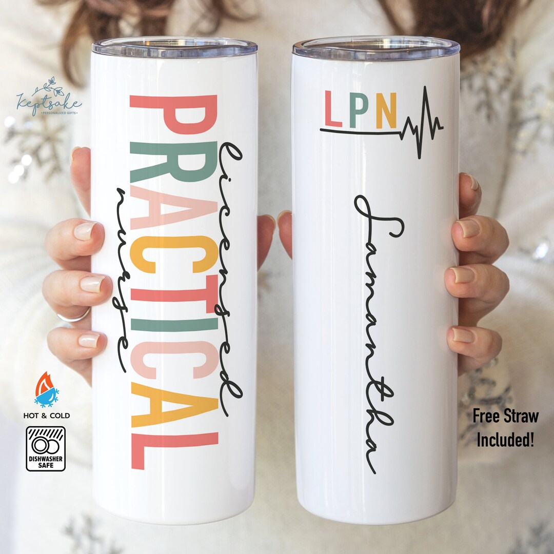 LPN Tumbler - Personalized Licensed Practical Nurse Gift - LPN Gift ...