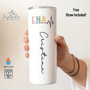 CNA Tumbler - Personalized Certified Nursing Assistant Gift - CNA Gift ...
