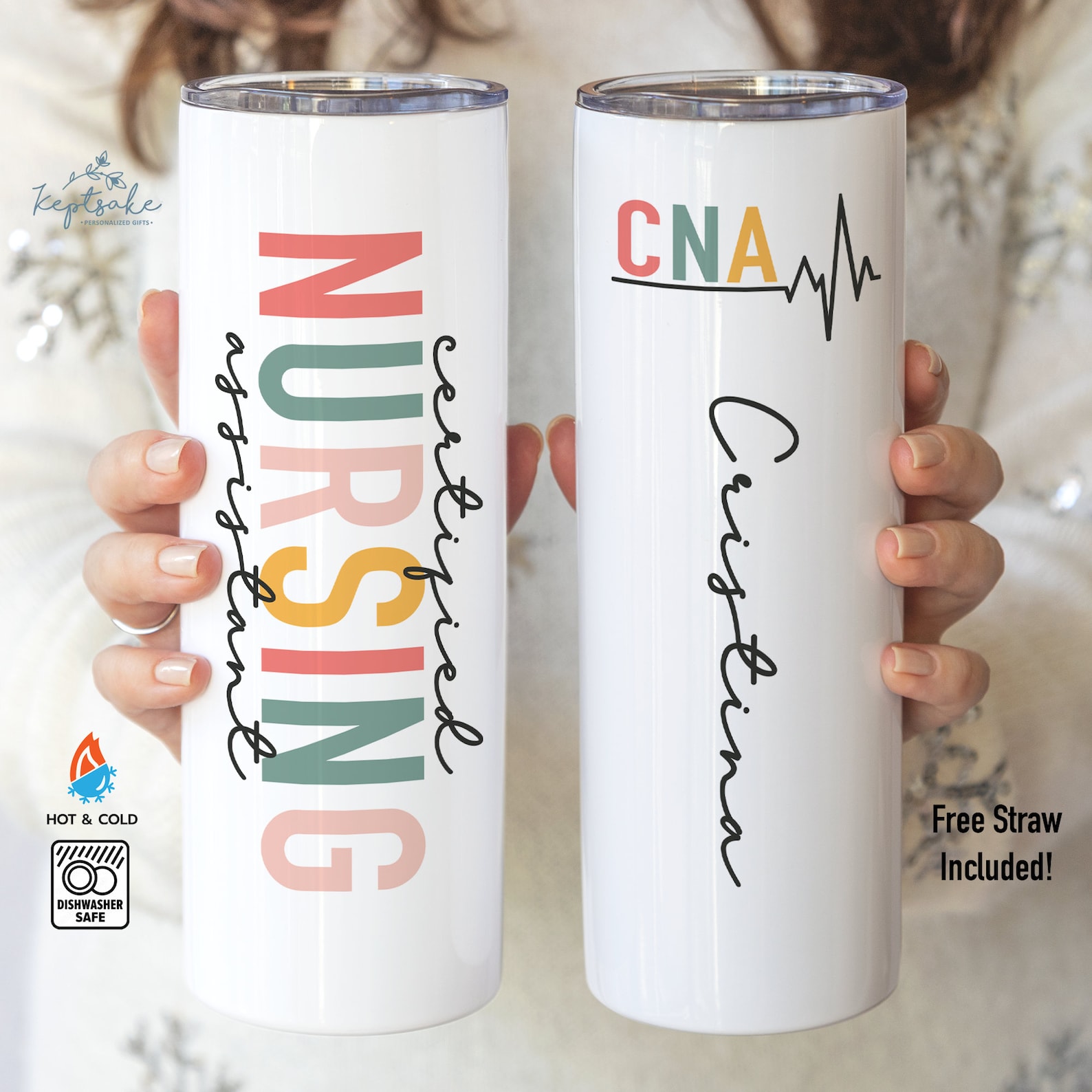 CNA Tumbler - Personalized Certified Nursing Assistant Gift - CNA Gift ...