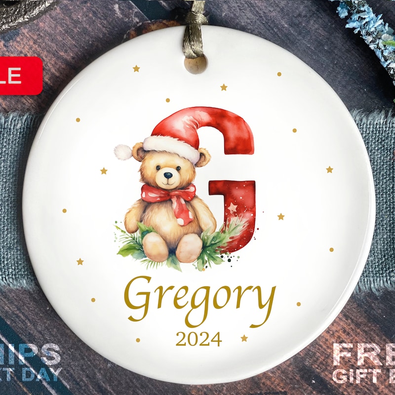 Initial Ornaments 2025 - Etsy