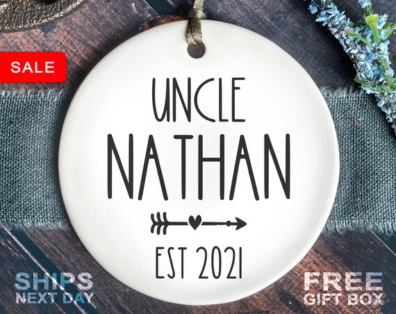 Uncle Christmas Ornament Personalized Uncle Christmas Gift | Etsy