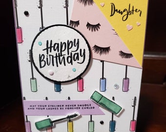 Lashes Greeting Card - Etsy