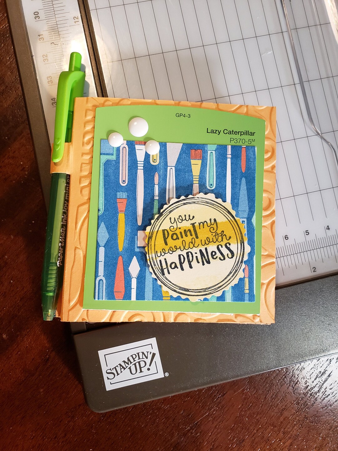 Paint My World Post It Note Holder - Etsy