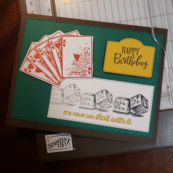Printable Poker Birthday Card - Etsy