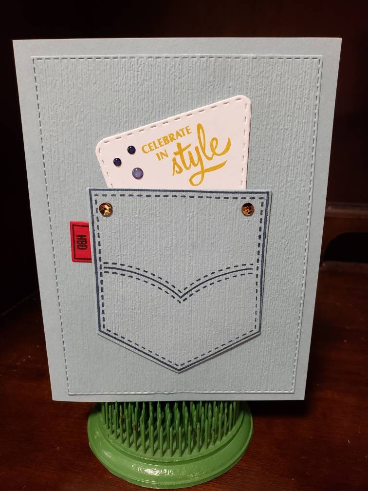 Blue Jean Pocket - Etsy