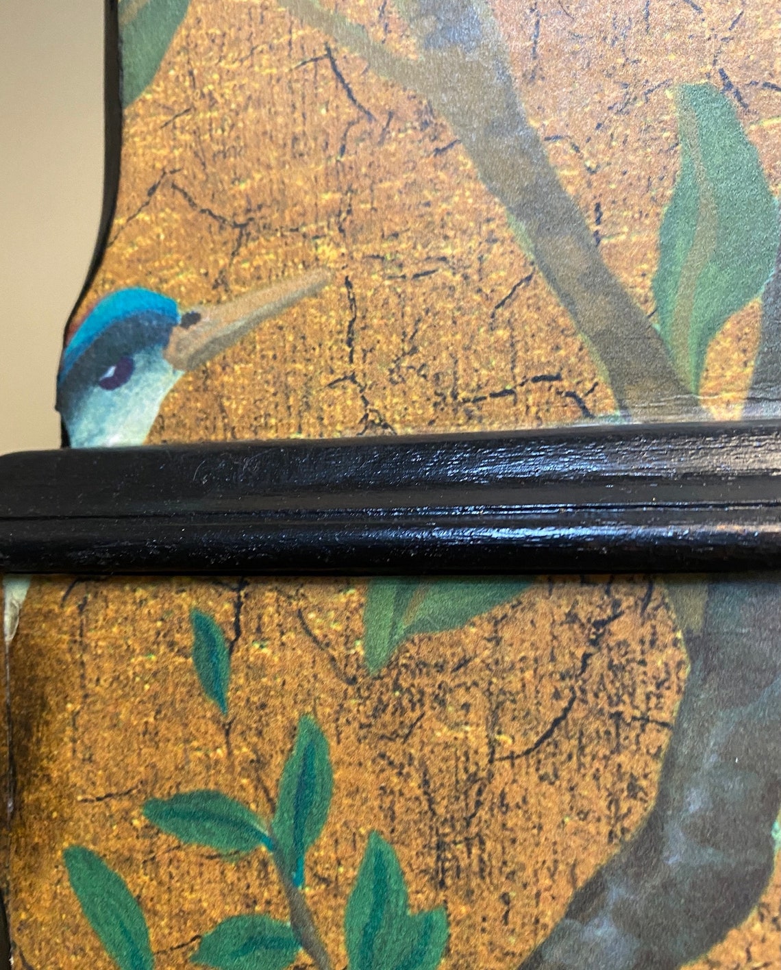 Queen Anne Vintage Bespoke Oriental Chinoiserie Drinks Cocktail Cabinet ...