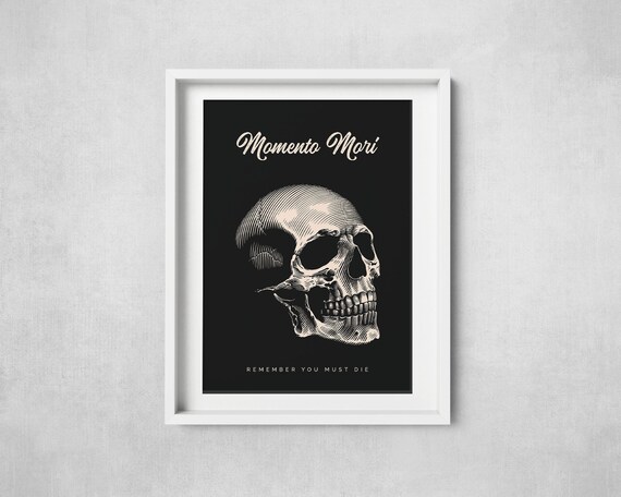 Momento Mori Wall Art Digital File Instant Download | Etsy