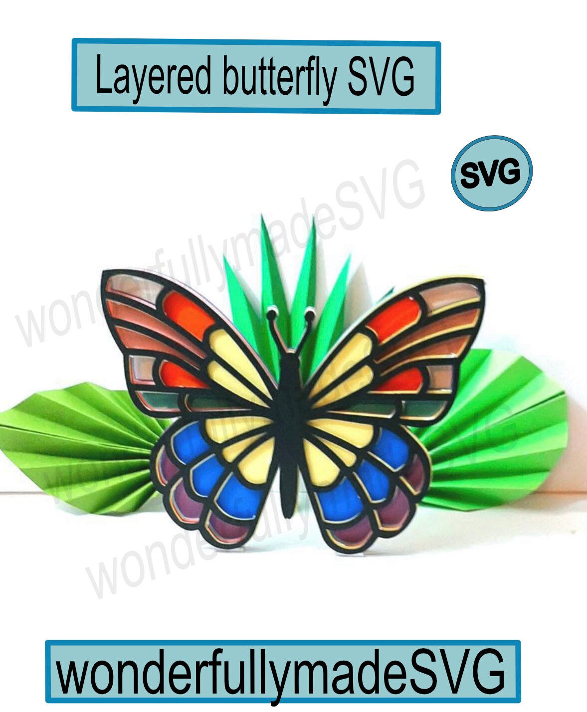 Butterfly SVG Layered Butterfly SVG 3D Butterfly Cut File - Etsy Canada