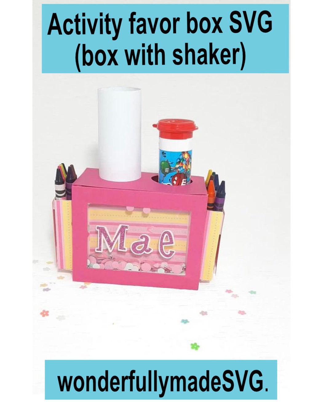 Activity Shaker Box Svg, Activity Shaker Box, Coloring Box SVG ...