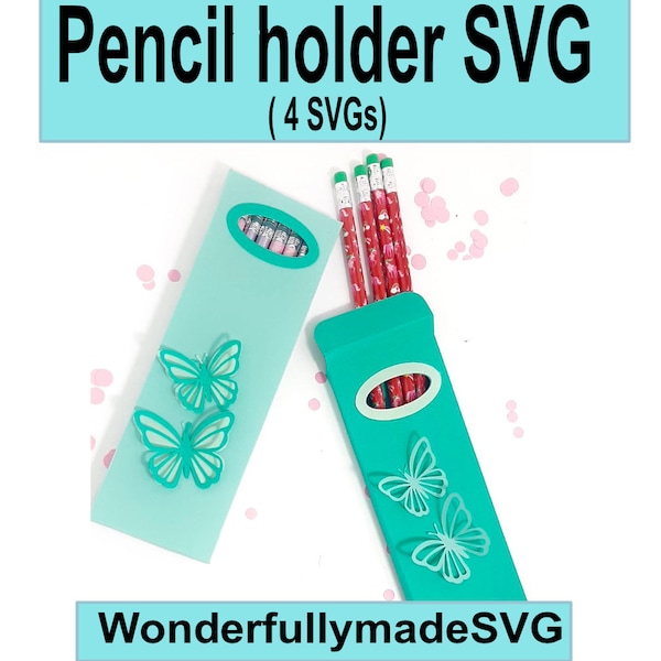 Pencil Box Svg - Etsy