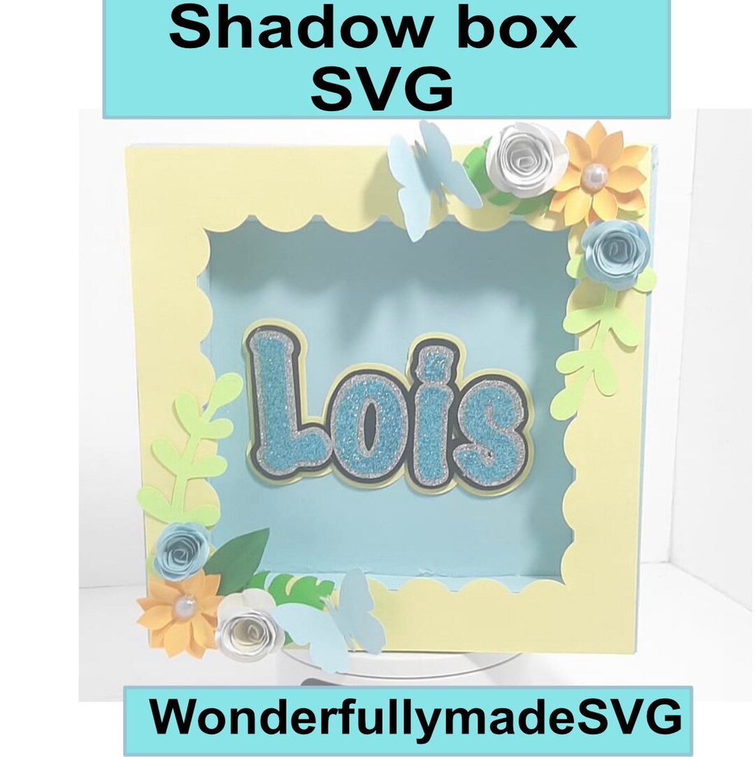 Shadow Box SVG, Shadow Box Frame, Photo Frame SVG, Light Box Svg ...