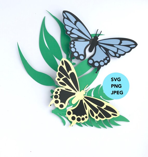 Lace Butterfly Svg Template Paper Butterfly Template - Etsy