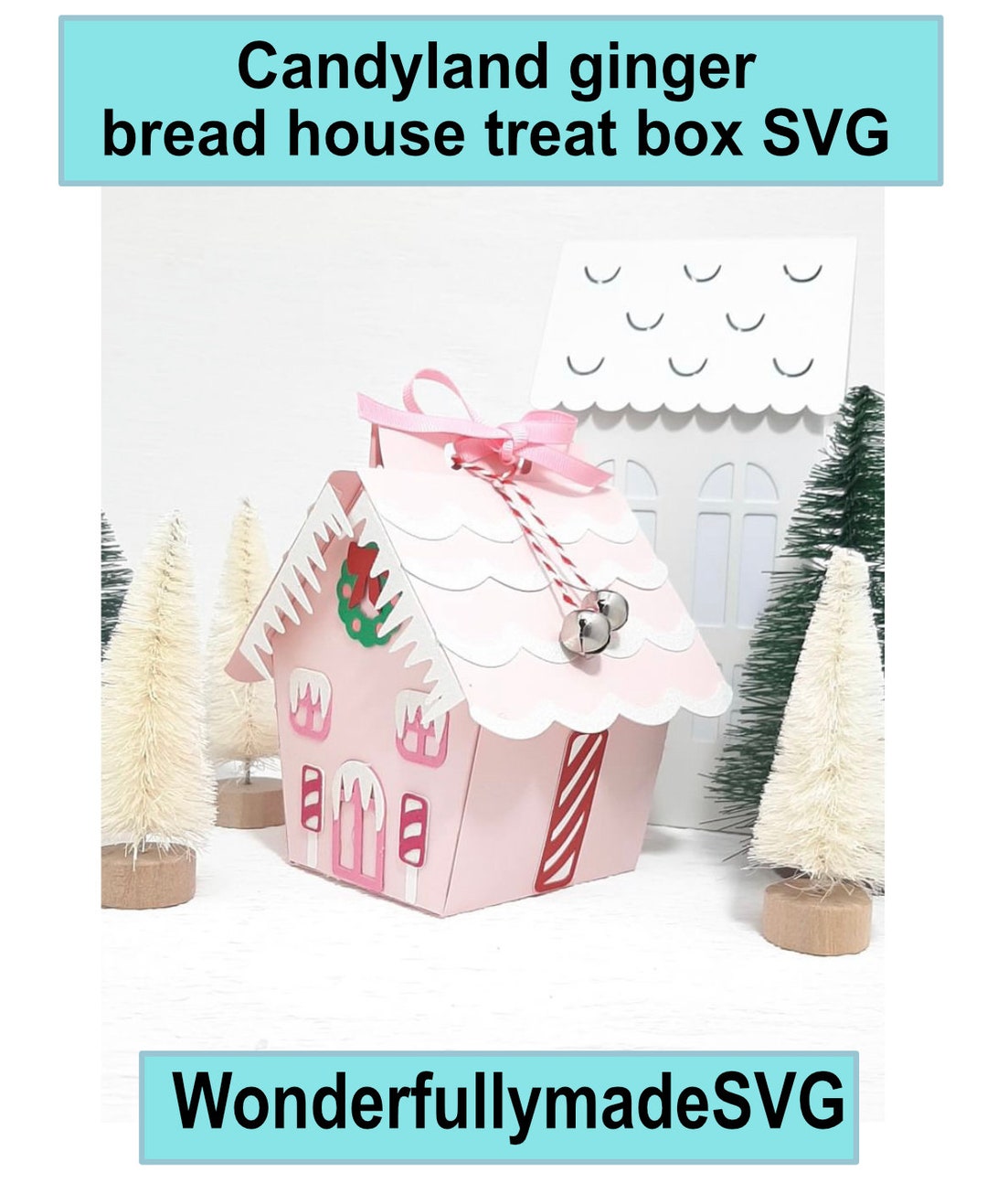 Gingerbread House Box Svg, Gingerbread House , Candyland Box Svg ...