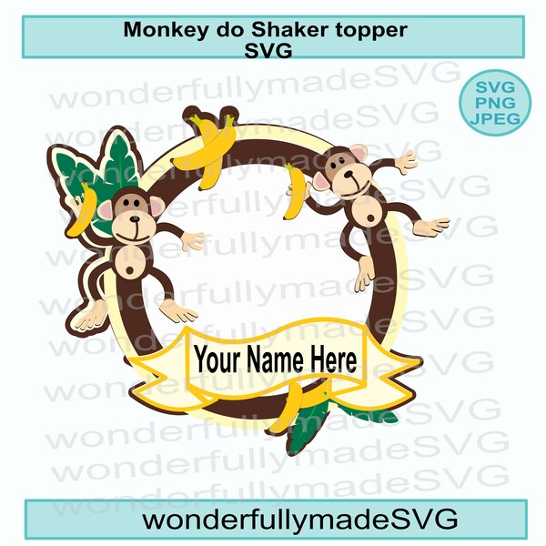 Monkey Topper - Etsy